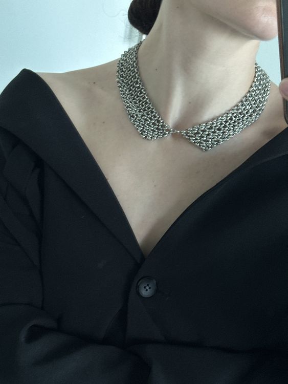 Collier colle en métal (D'occasion) à Biel/Bienne pour CHF 13 – avec ...