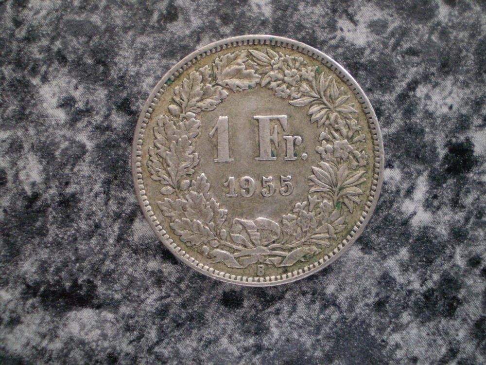 1 Fr. 1955 !!! sehr Rar !!! ab 1.- !!! (Gebraucht) in Dierikon für CHF 20 – mit Lieferung auf ...