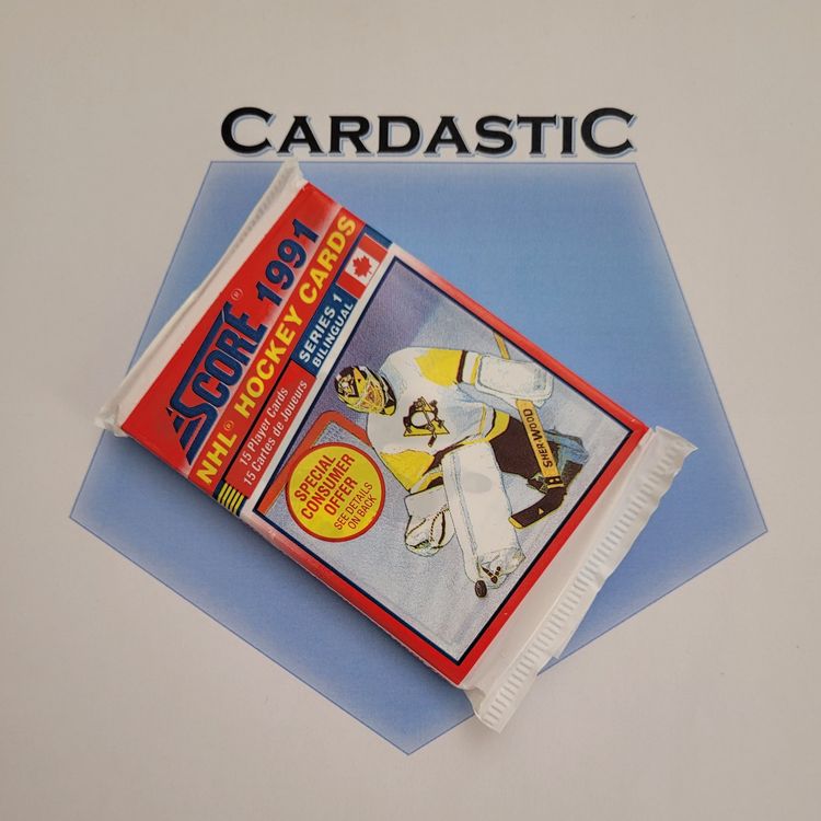Score 91-92 NHL Series 1 Bilingual Sealed Pack mit 15 cards (Neu und ...