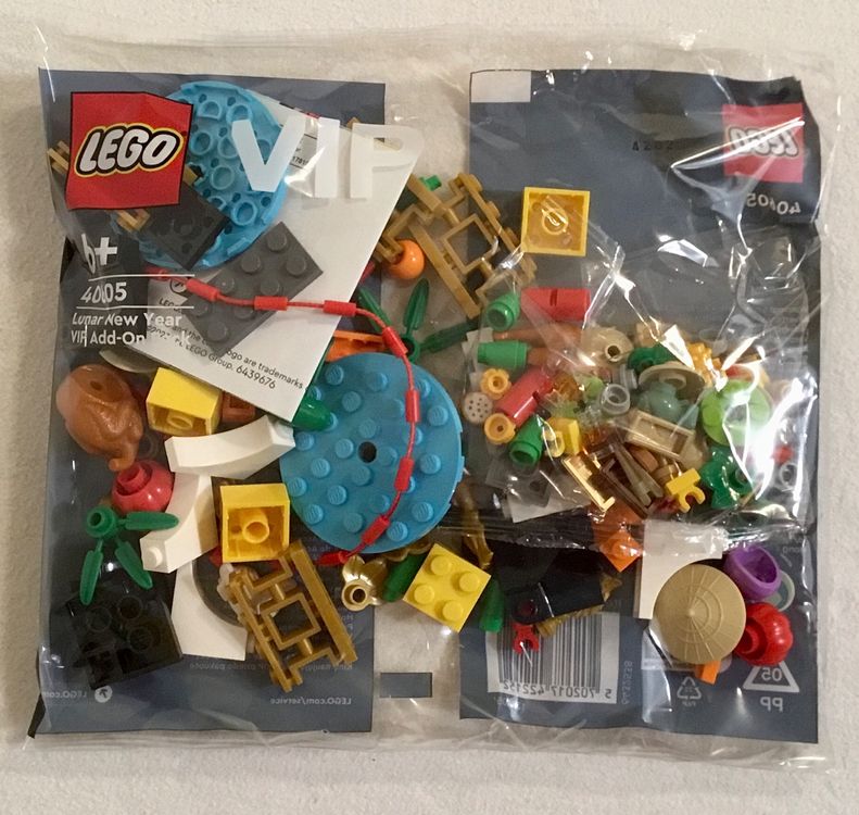 LEGO 40605 Lunar New Year VIP Add On Pack polybag (Neu und ...