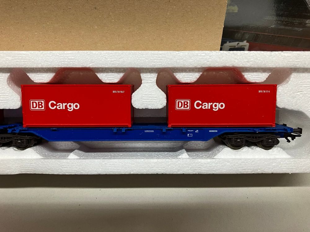 Roco 47103 Doppeltragwagen Sggmrs 715 der DB-AG, H0 WS (Gebraucht) in ...