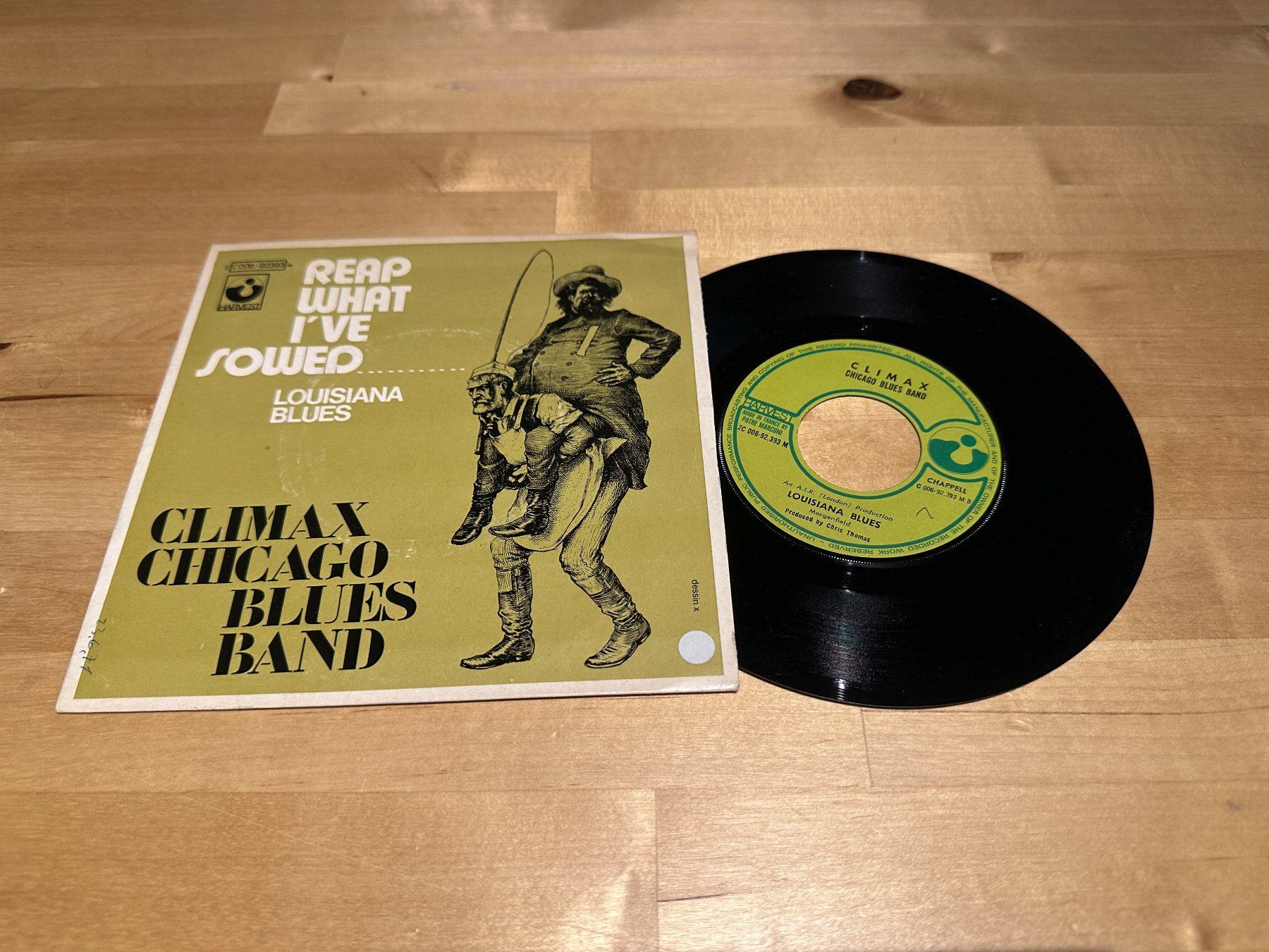 CLIMAX CHICAGO BLUES BAND rare Reap what I've sowed Single (Gebraucht ...