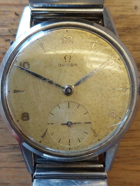 Omega Armbanduhr Uhr 1952 Alt Antik Speedmaster Seamas | Kaufen auf Ricardo