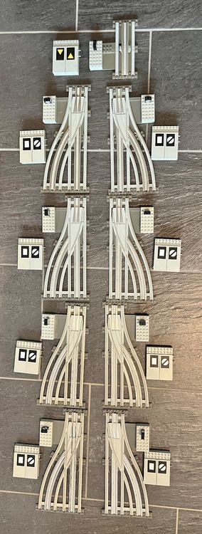 Lego 7858 / 7859 Eisenbahn Weichen und Entkoppler 7862 (Gebraucht) in ...