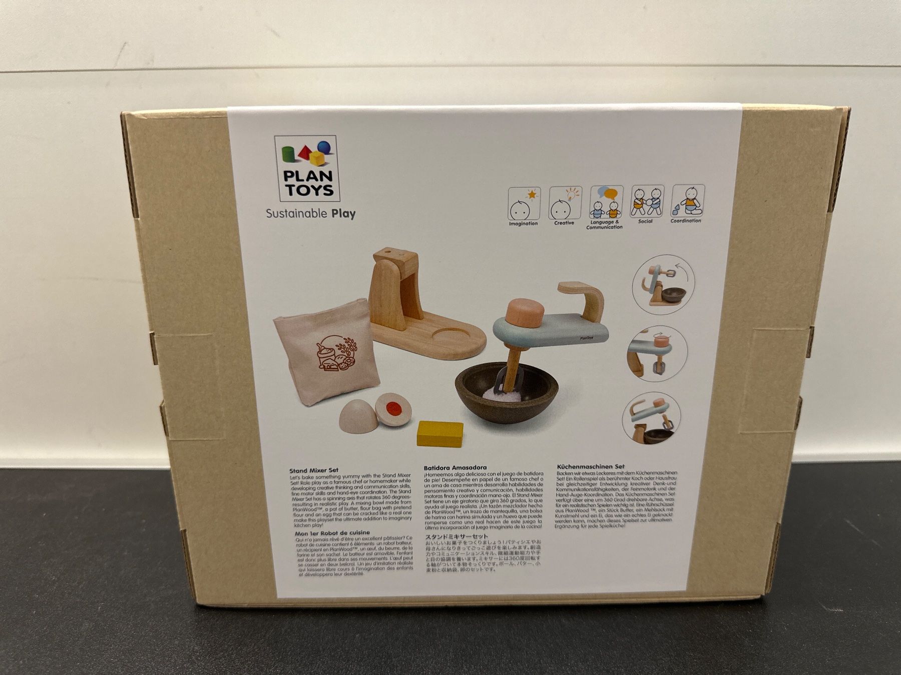 Neu Spielzeug Stand Mixer- Set von Plan Toys (1x) (Neu und ...