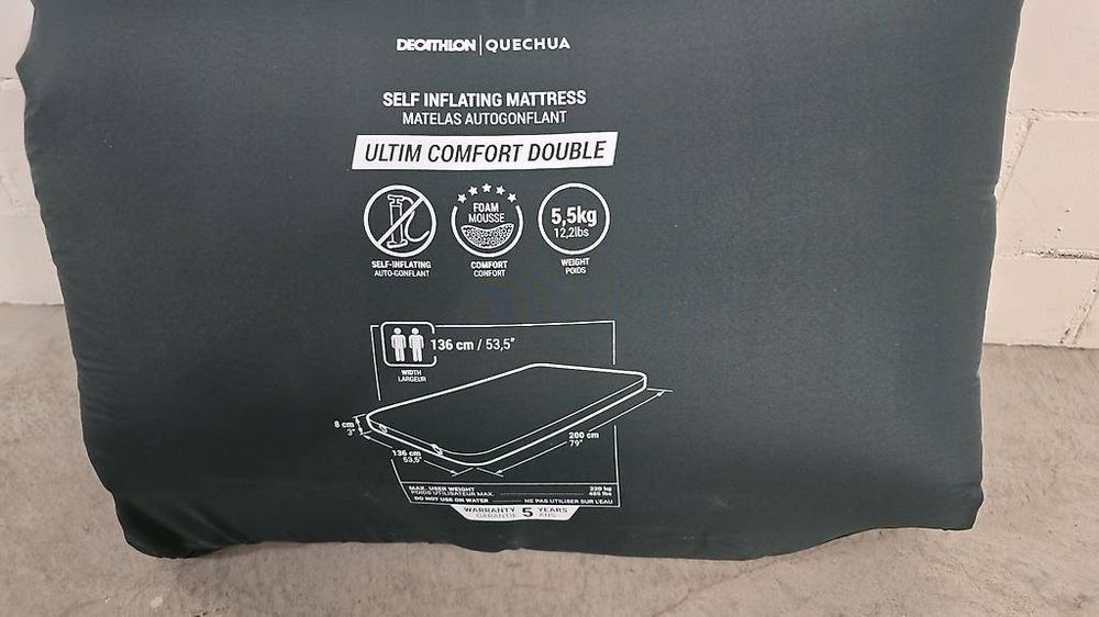 Decathlon Camping-Matratze Ultim Comfort doppelt (Neu) (Neu und ...