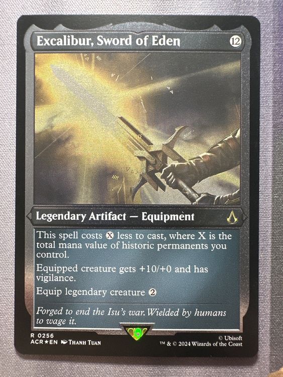 Excalibur, Sword of Eden ETCHED FOIL 0256 Assassin’s Creed (Neu (gemäss ...