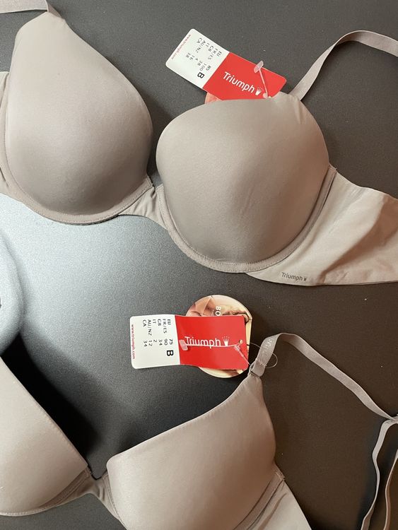 2 x Triumph BH Set Body Make-Up, 85B & 75B, Neu & Elegant | Kaufen auf Ricardo