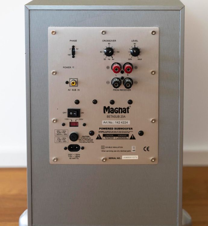 5.1 Lautsprecher-Set Magnat Needle Alu (Gebraucht) in Oberdorf BL für ...