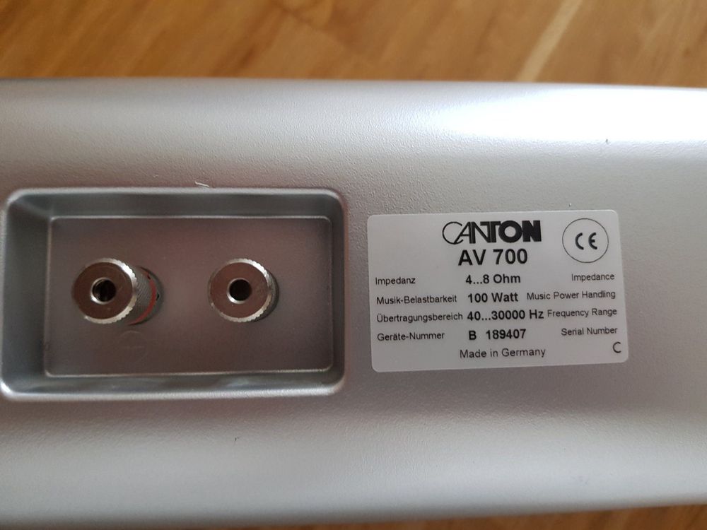 Canton AV 700 100w center lautsprecher | Kaufen auf Ricardo