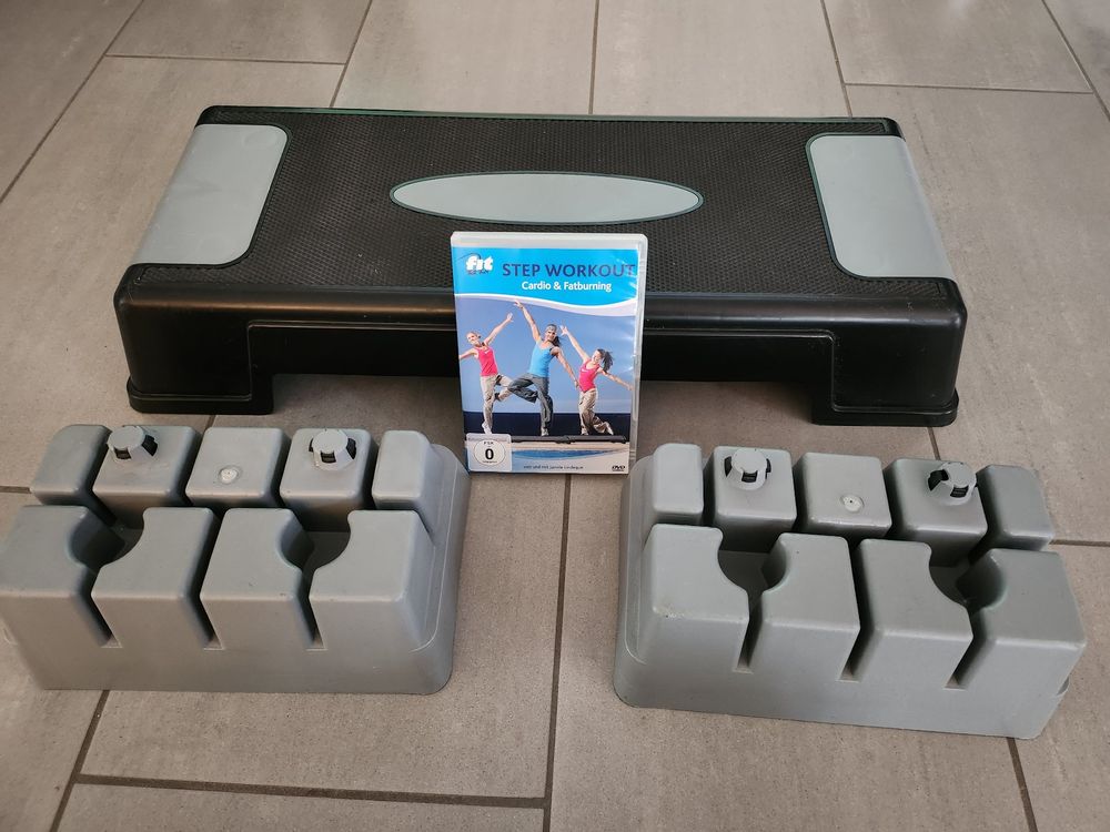 Stepper inkl. Fitness DVD Step Workout (Gebraucht) in Zug für CHF 1 ...