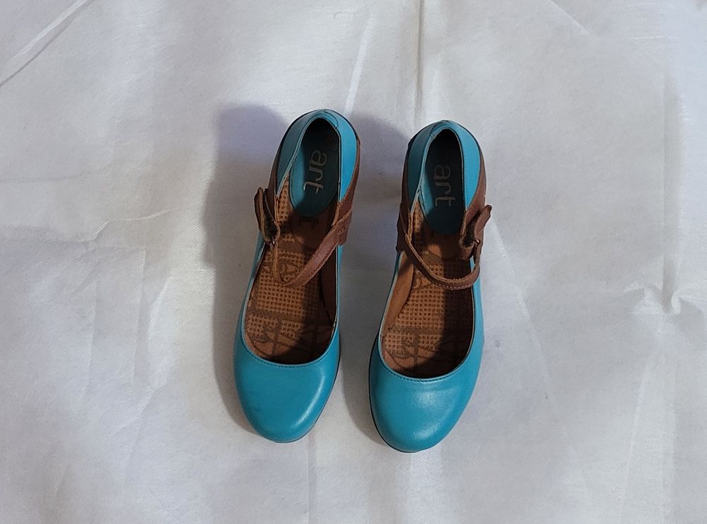 Chaussures à talons Art turquoise et marron, 39 | Kaufen auf Ricardo