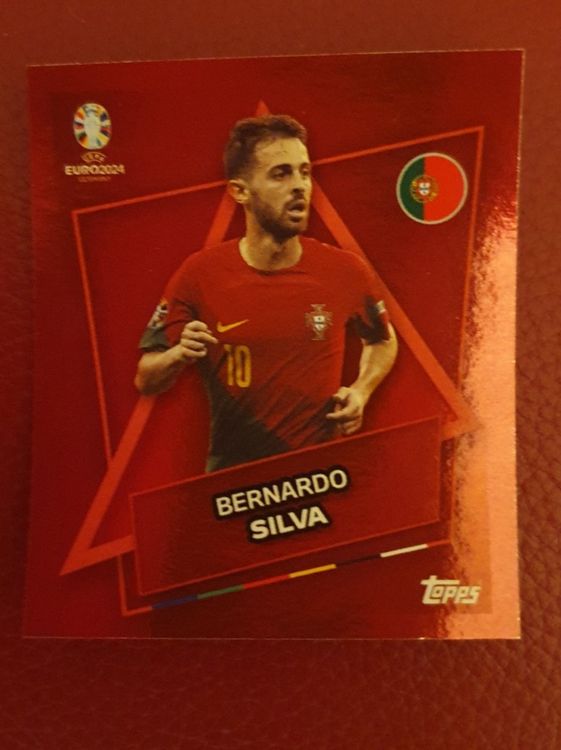Topps UEFA Euro 2024 Sticker POR SP BERNARDO SILVA (Neu und ...