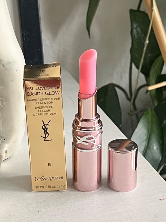 YSL - Loveshine Candy Glow #1B Pink Sunrise (Neu (gemäss Beschreibung ...