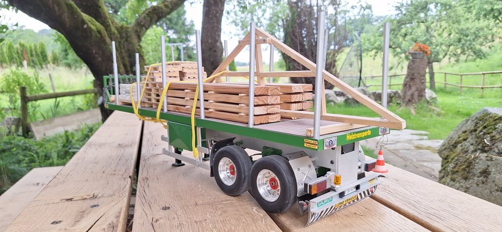 Auflieger/Trailer 1/14 zu Tamiya Scania Volvo (Gebraucht) in Gurmels für CHF 333 – nur Abholung ...