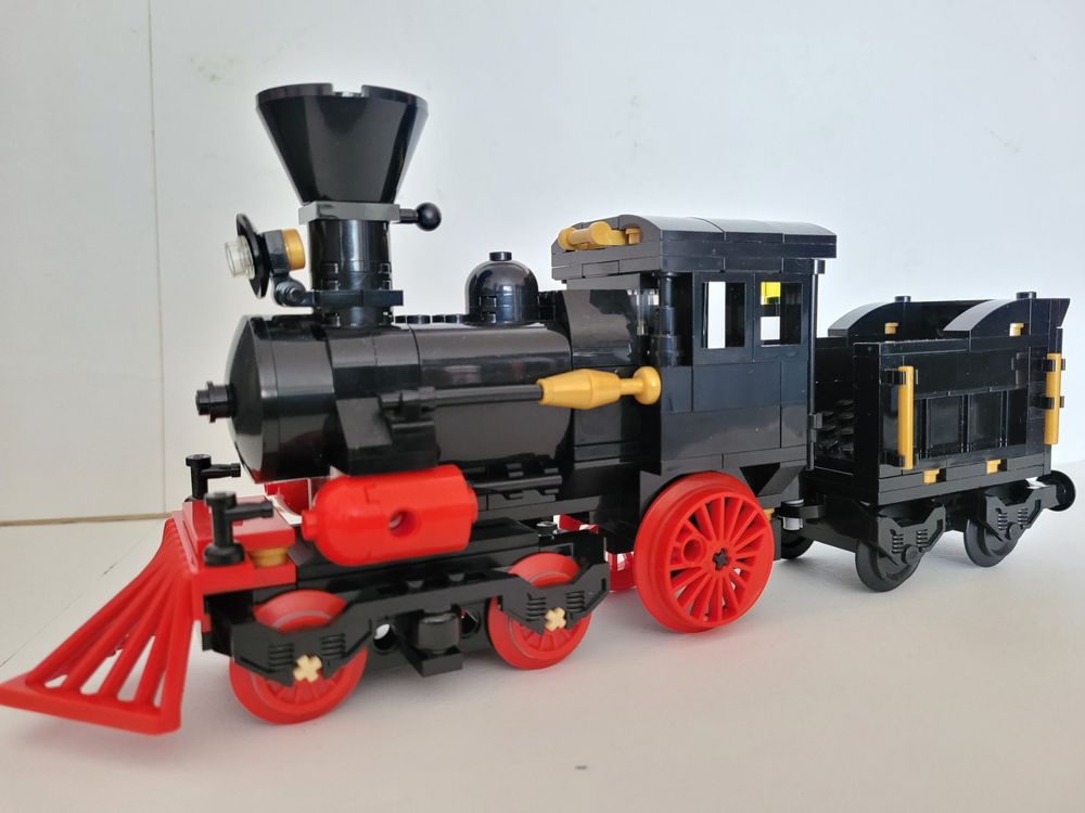 Lego Locomotive avec Tender, construit sur base du set 10254 | Kaufen ...