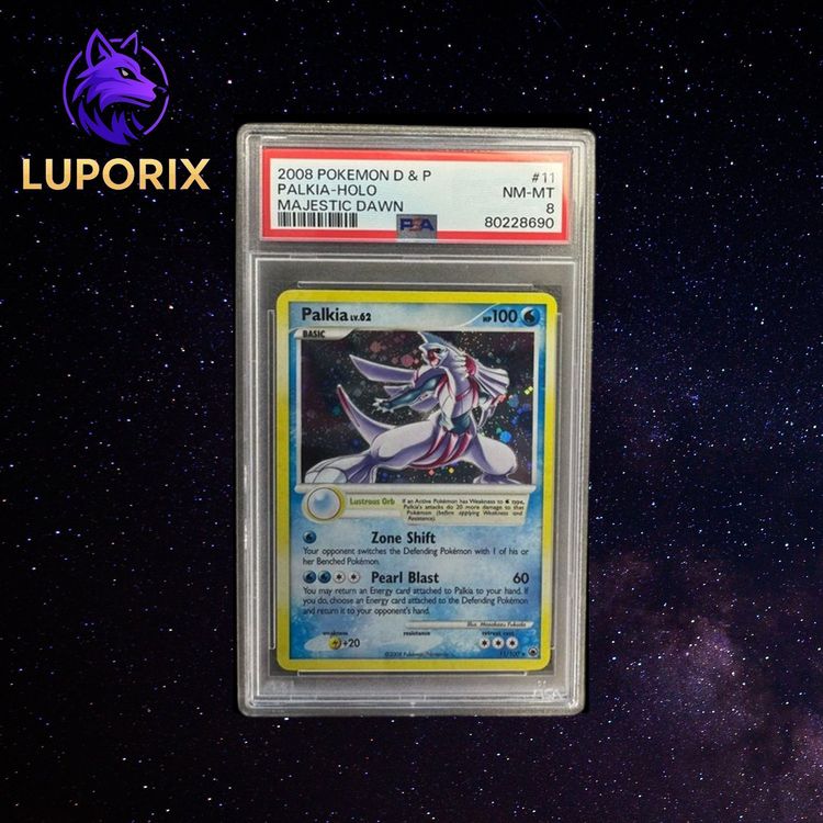 Pokemon PSA 8 Palkia Holo 11/100 Majestic Dawn English 2008 (Neu ...