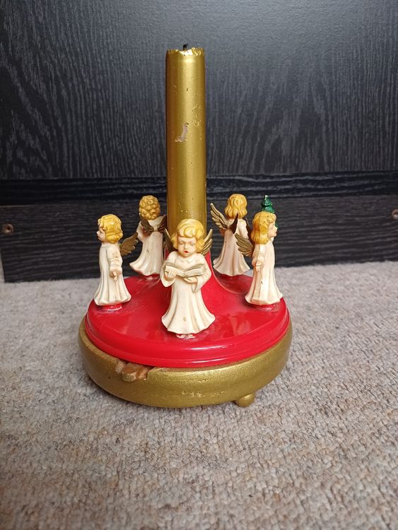 Nostalgische Weihnachtsspieluhr mit Engeln | Kaufen auf Ricardo