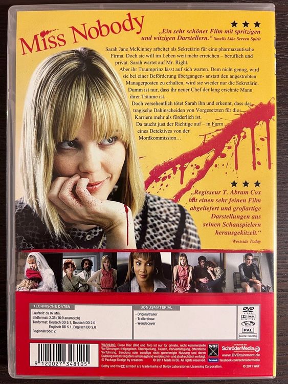Miss Nobody (Gebraucht) in Zürich für CHF 5.9 – mit Lieferung auf ...