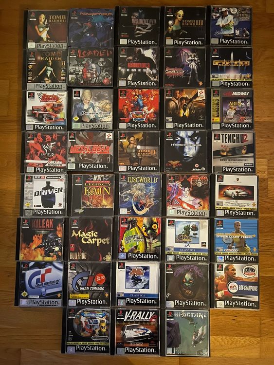 38 x Sony PlayStation 1 (PS1) Spiele (auch paar seltenere) (Defekt) in ...