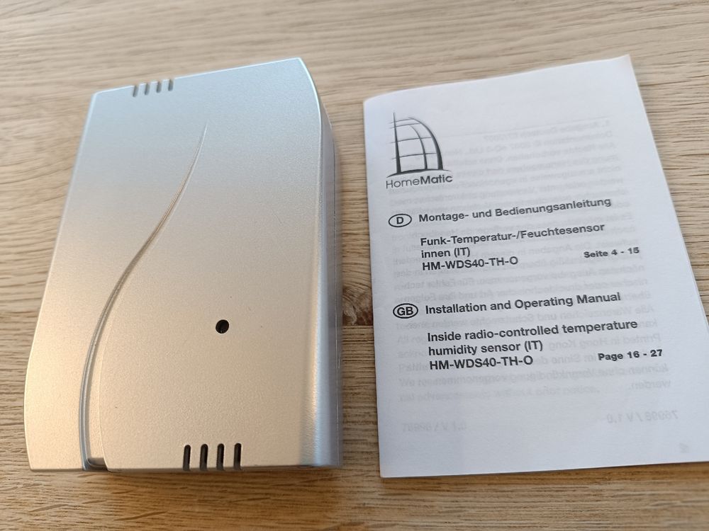 Homematic Funk-Temperatur-/Feuchtesensor HM-WDS-40-TH-O (Gebraucht) in ...