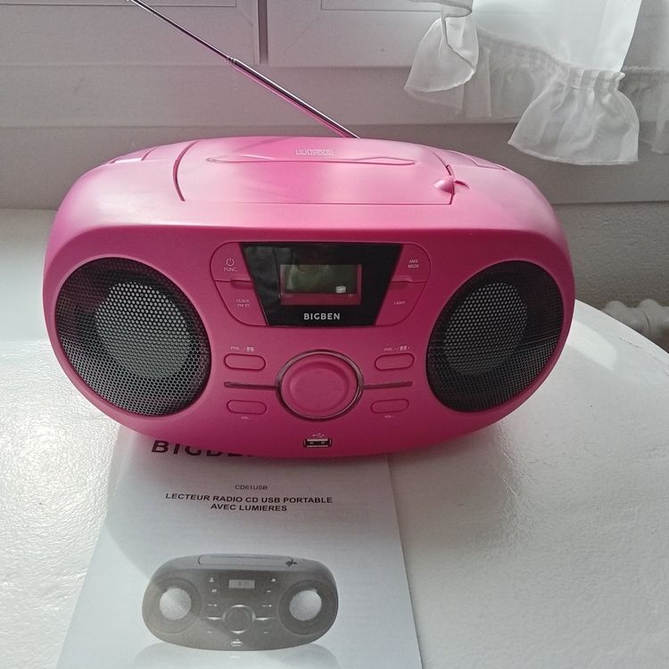 BIGBEN CD RADIO PINK | Kaufen auf Ricardo
