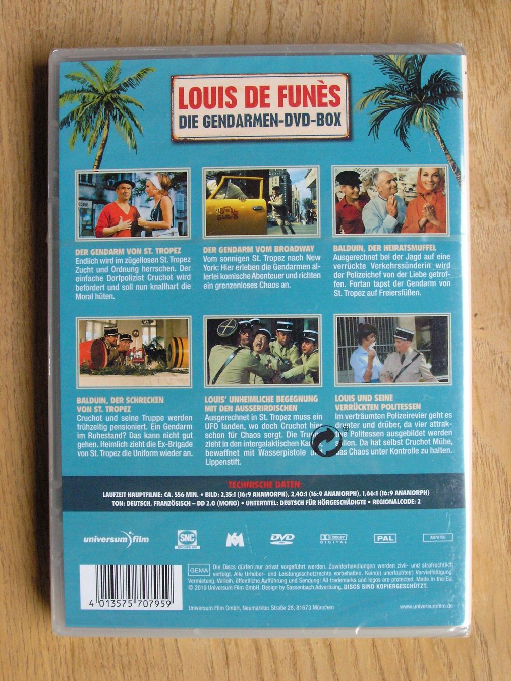 Louis de Funes - Die Gendarmen-DVD-Box (3 DVDs - 6 Filme) (Neu und ...