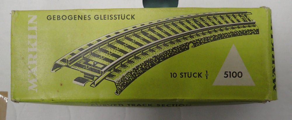 Märklin Track Märklin 5100 M Track Curved Sections - Pack Of 10 (Used ...