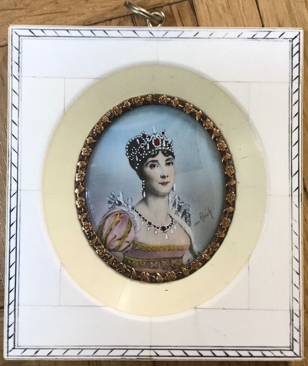 Antike Miniature Gemälde Unleserlich Sig | Kaufen auf Ricardo