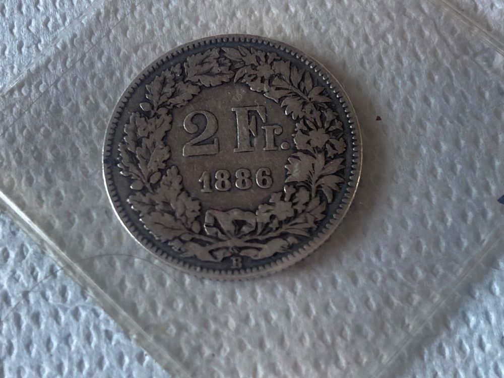 2 Franken 1886 (Gebraucht) in Künten für CHF 35 – mit Lieferung auf Ricardo kaufen