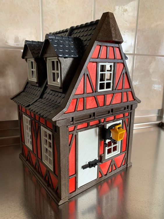 Mittelalter Rotes Fachwerk Haus Ritter | Kaufen auf Ricardo