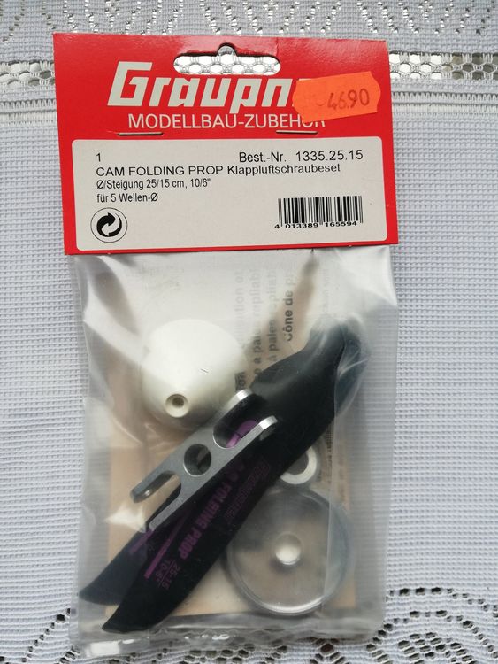 Graupner CAM FOLDING PROP Klapp-Propeller-Set 10x6 (Neu und ...