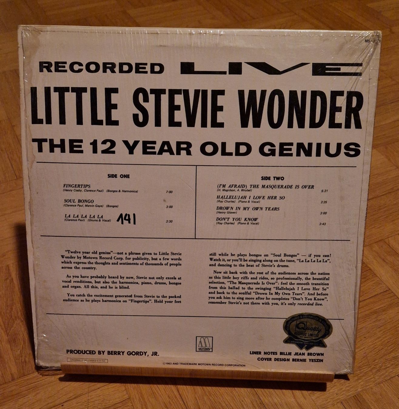 Little Stevie Wonder – The 12 Year Old Genius (1963, LP) (Gebraucht) in ...
