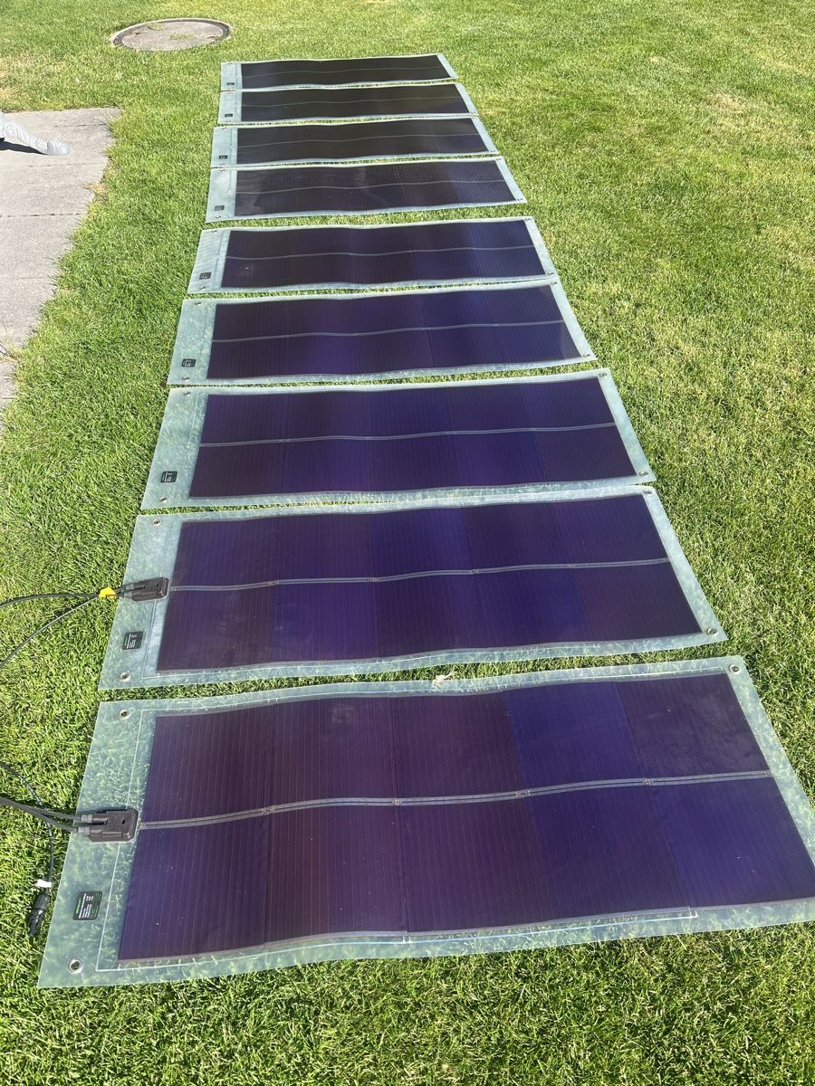9x Flexible Solar Panel 27W 115x470mm (Neu (gemäss Beschreibung)) in ...