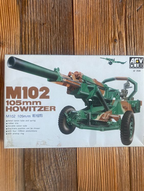 M102 105mm Howitzer | Modellbauset | 1/35 (Neu und originalverpackt) in ...