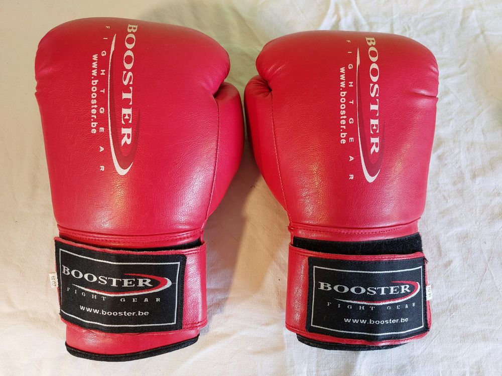 BOOSTER FIGHT GEAR - Boxhandschuhe 16 OZ (ca. 454 gr) - ROT (Neu ...