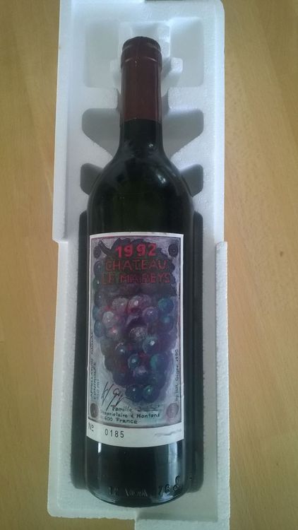 Rotwein m. sign. Ettikette von HR Giger | Kaufen auf Ricardo