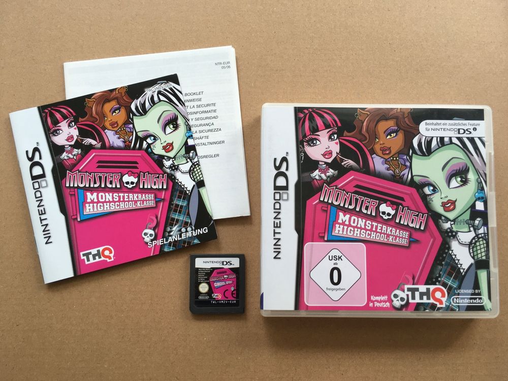 Monster High: Monsterkrasse HighschoolKlasse für Nintendo DS (Gebraucht ...