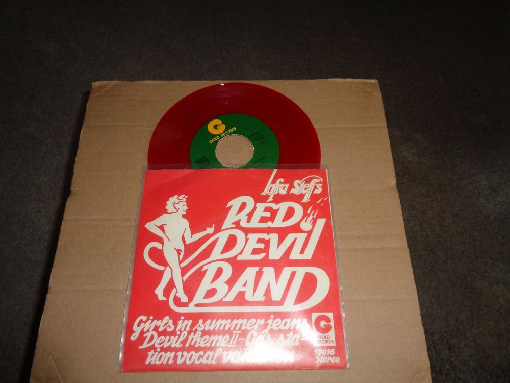 Infra Steffs Red Devil Band - CH.Bluesrock 1979 red vinyl (Gebraucht ...
