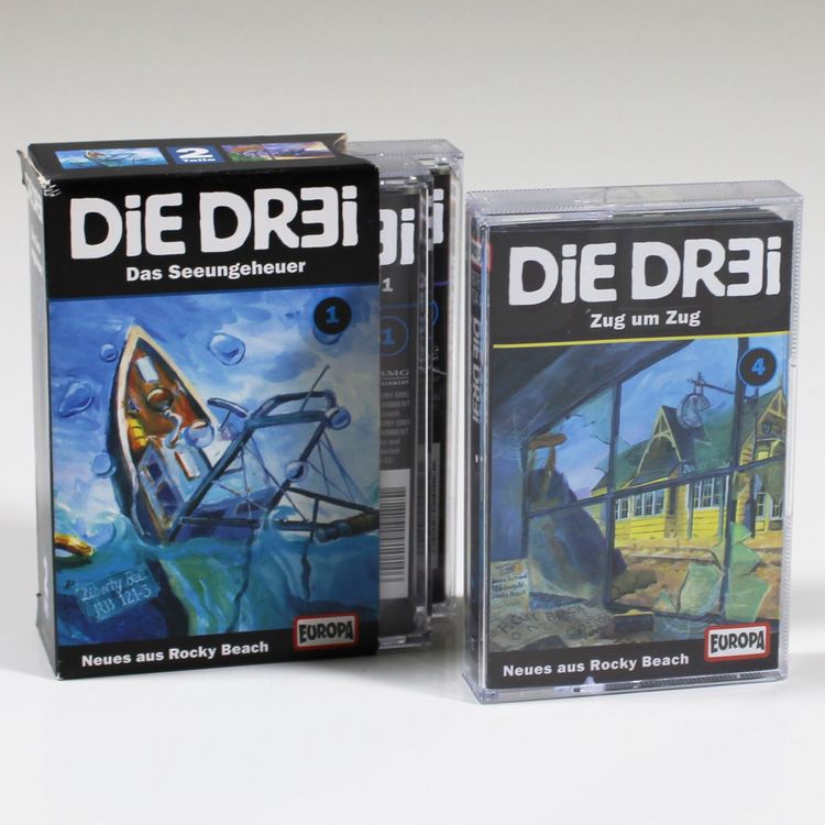 3 MCs Drei Fragezeichen ??? bzw. Die Dr3i Nr 1 & 4 SELTEN!!! | Kaufen ...