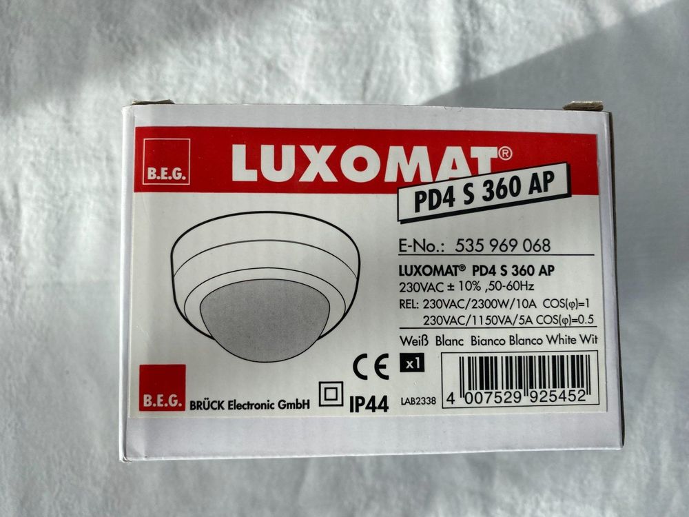 Bewegungsmelder Luxomat PD4 360 AP (Neu und originalverpackt) in Uster ...