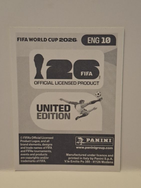 Panini FIFA World Cup 2026 Sticker Declan Rice ENG 10 (Neu (gemäss ...