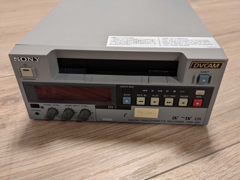 Sony DVCAM / DV Recorder DSR-20P - ab 1.- (Gebraucht) in Buchs AG für ...
