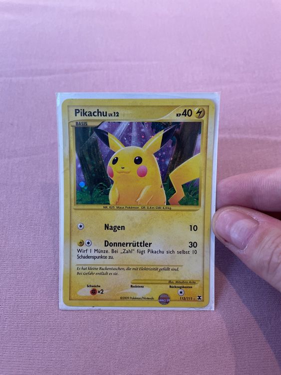 (SELTEN!) Holo Pikachu Lv.12 (RR 112) (Neu (gemäss Beschreibung)) in ...