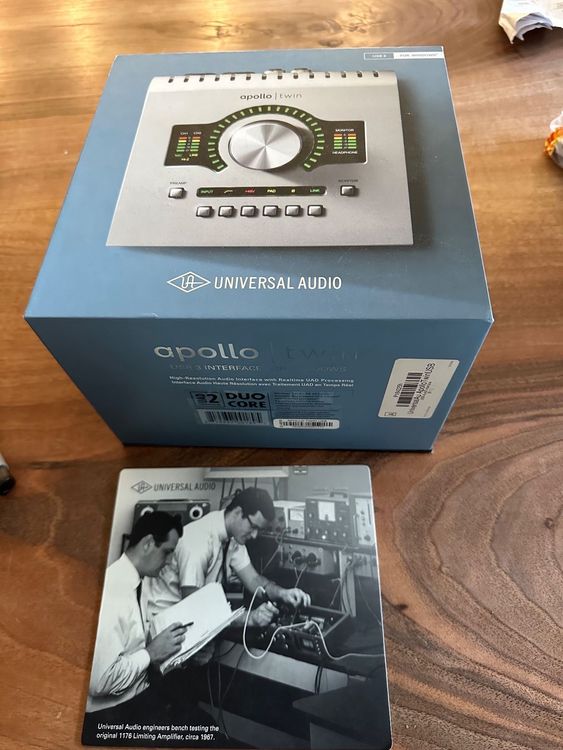 Universal Audio Apollo Twin Duo Core (PC) – kaum gebraucht (Gebraucht ...