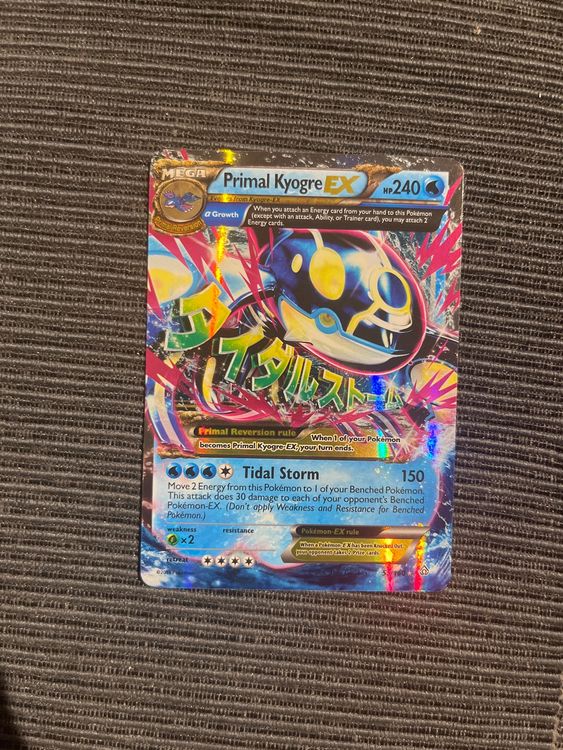 Pokemon Primal Kyogre EX 55/160 XY Primal Clash | Kaufen auf Ricardo