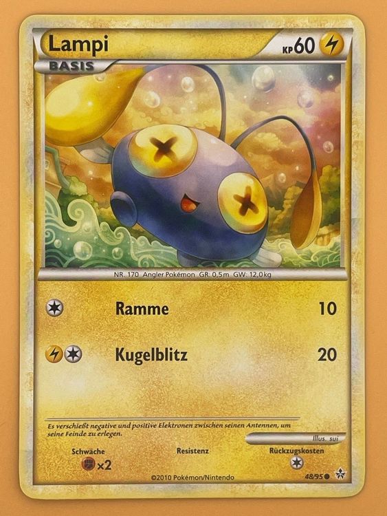 Lampi 48/95 Pokémon HG&SS Unleashed ab 1.- | Kaufen auf Ricardo
