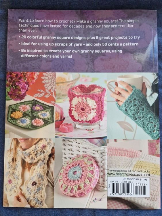 Val Pierce Granny Squares 20 On the Go Projects Crochet (Neu (gemäss ...