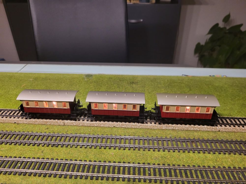 Märklin 3x Personenwagen AcC Beleuchtet | Kaufen auf Ricardo