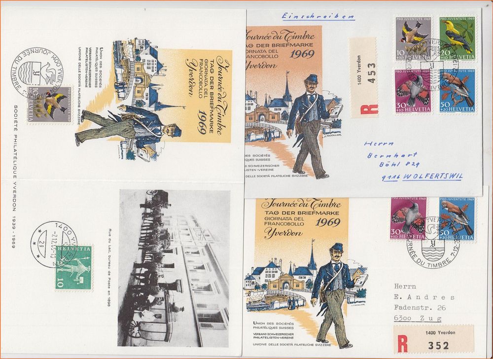 1969: off. Karte/Umschlag + FOLDER - je versch. Farben ! (Gebraucht) in ...